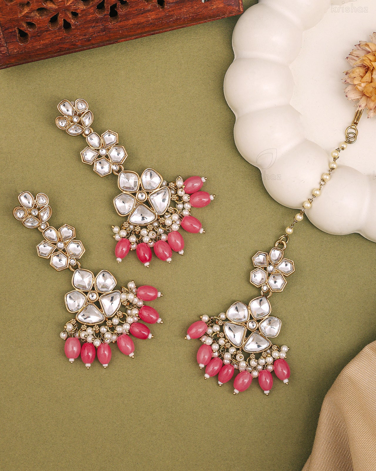 Nandini Kundan Dangler with Mangtika-M – Krishaz